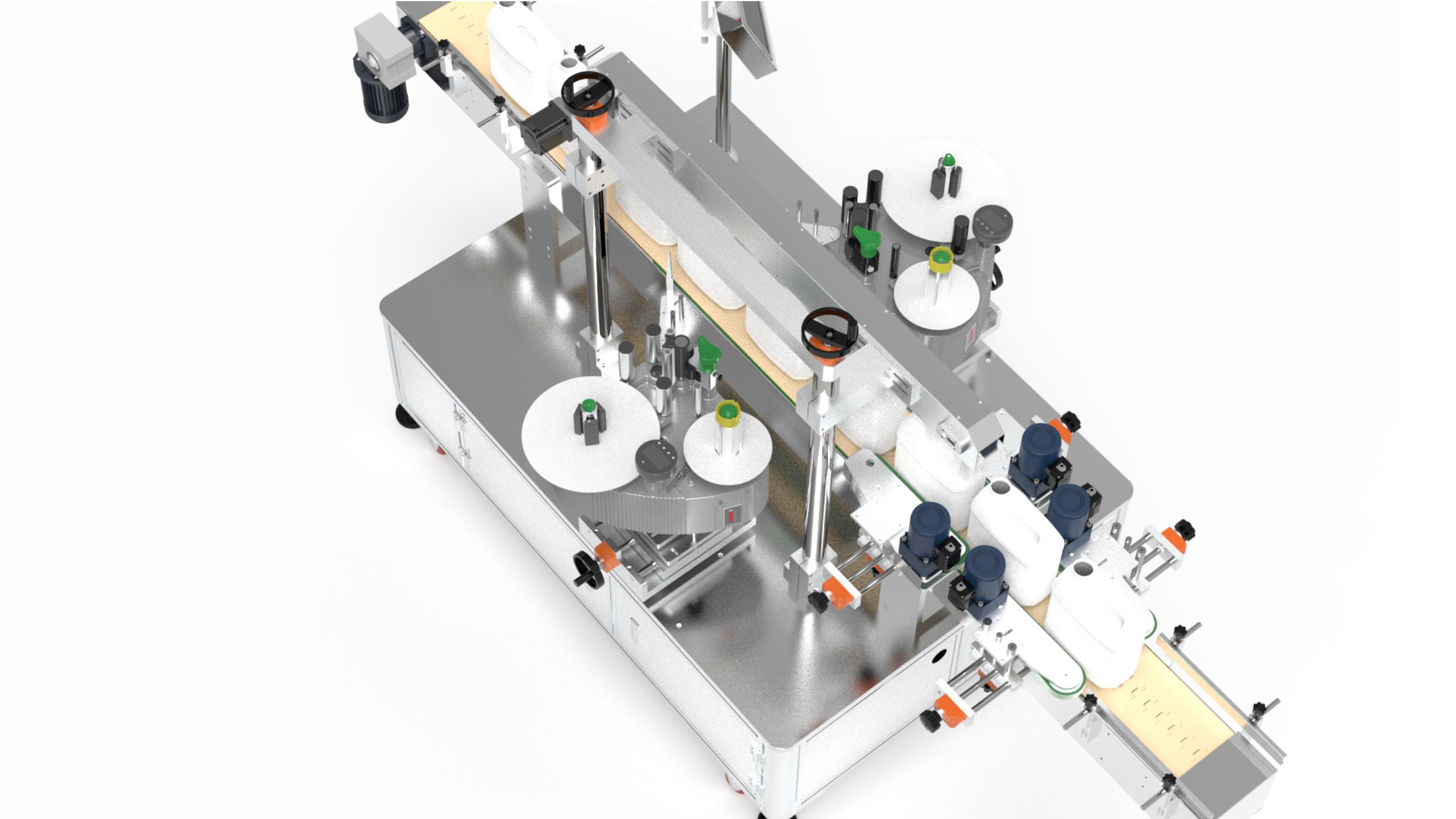 Experienced supplier of two sides labeling machine,container labeling ...