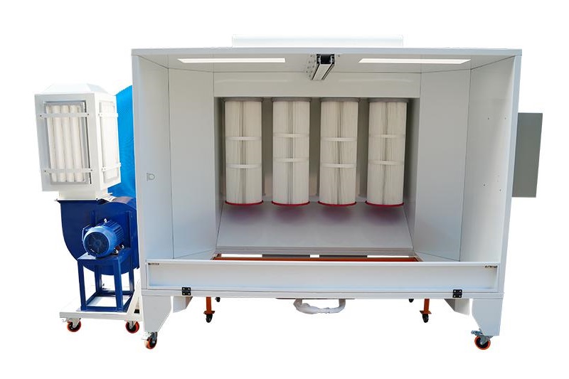 Powder Coating Booth with Final Stage Filter