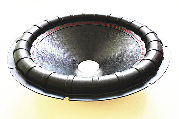 Experienced supplier of 18″ Non Press Paper Subwoofer Cone with Ribbed ...