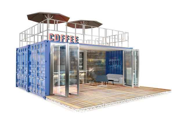 Experienced supplier of container house coffee shop,Container Coffee ...
