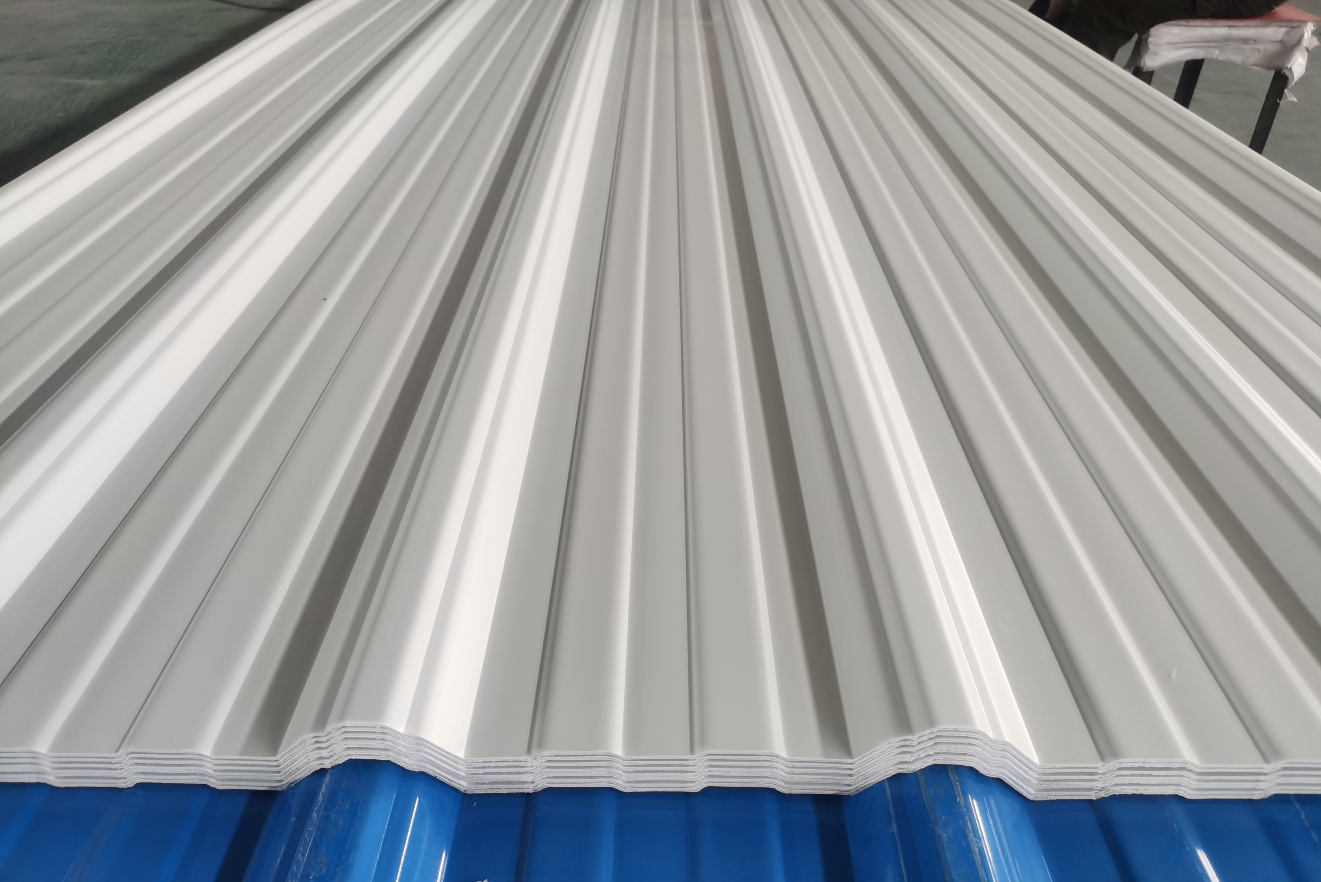 Experienced supplier of PVC 3 layer corrugated tile,3 layer pvc roof ...