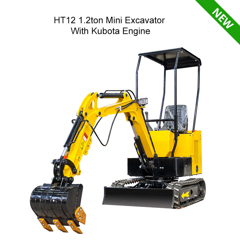 HT12 1.2T Mini Excavator For Sale | Shandong Hightop Machinery Co., LTD.