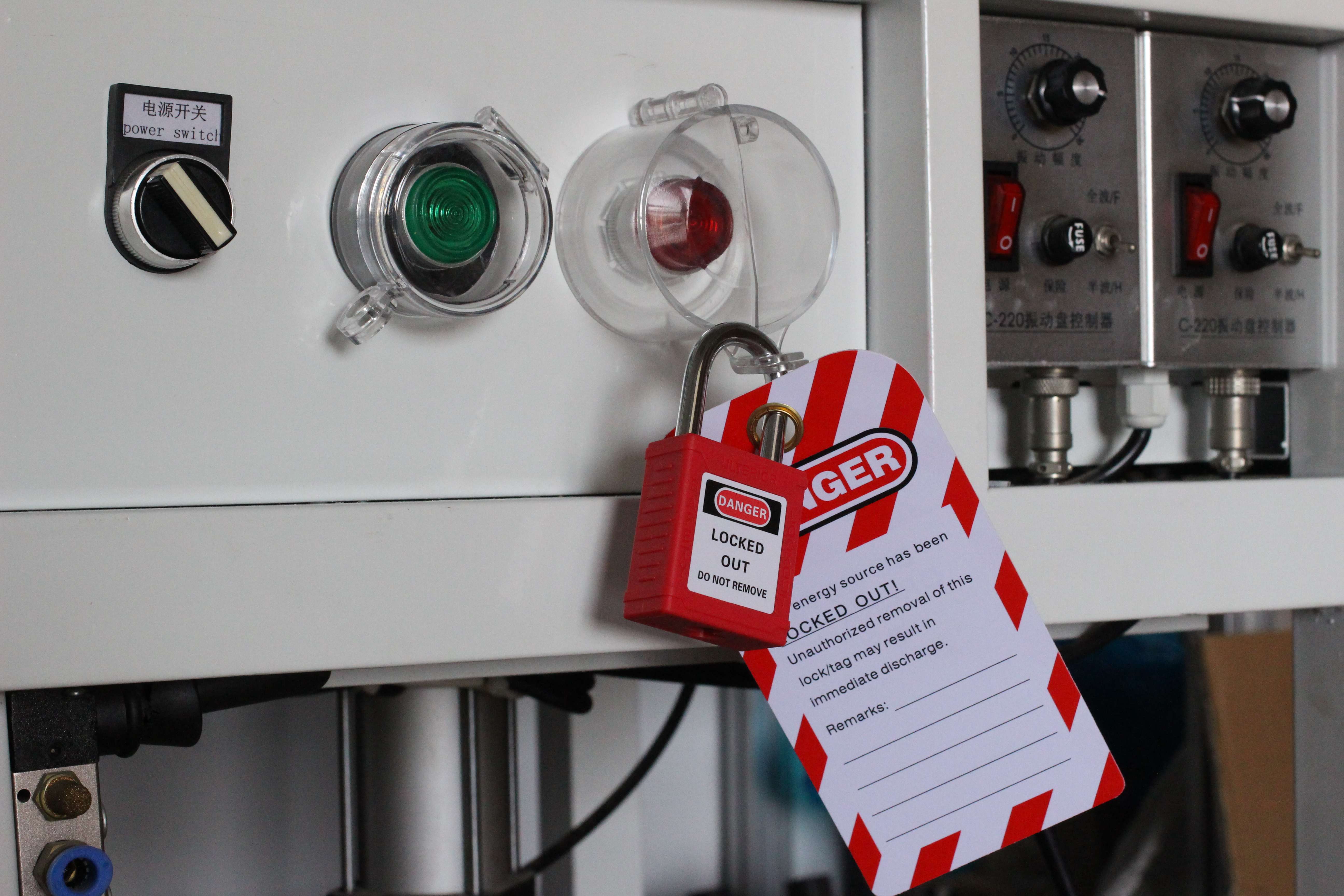 Experienced supplier of Oversize Push Button Lockout Device,Emergency ...