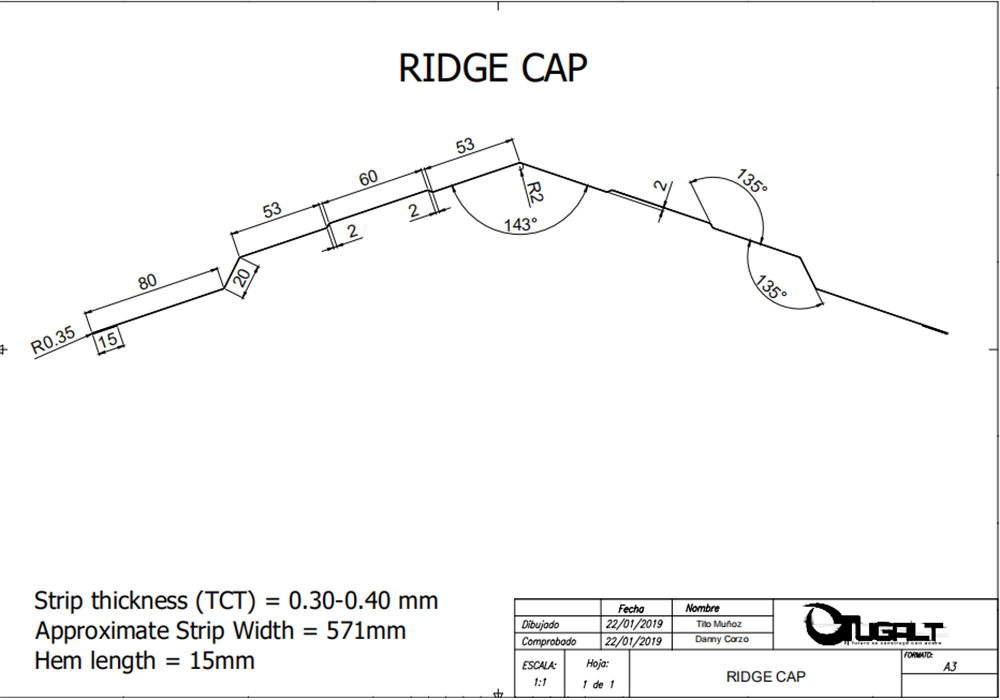 Ridge cap roll forming machine company | Wuxi Zhengchuang Cold Bending ...